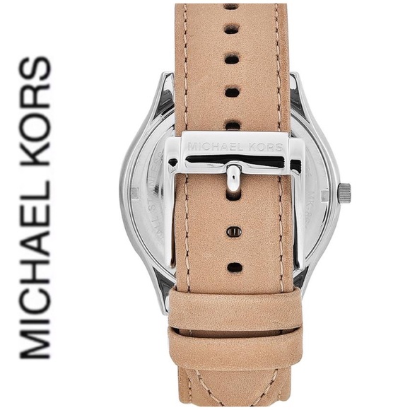 Michael Kors | Accessories | Nwt Authentic Mk Runway Leather Strap ...